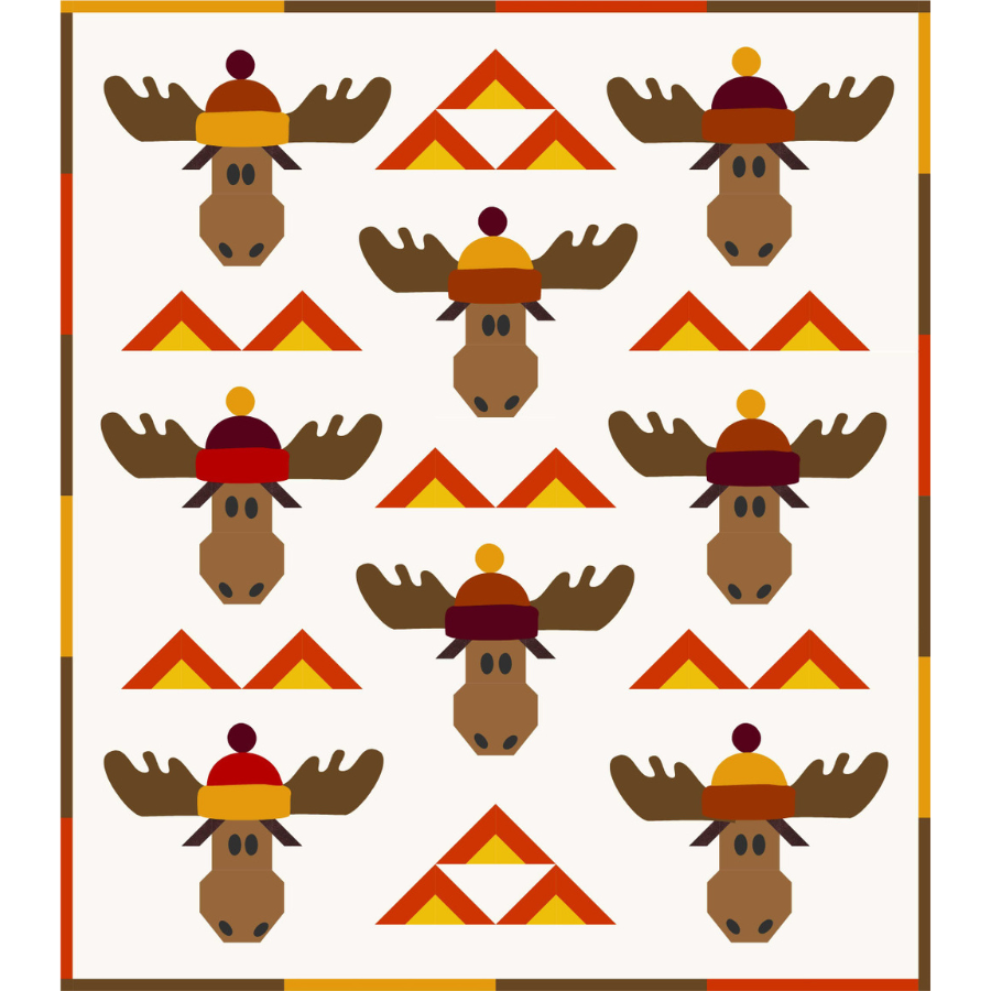 Chocolate Moose #251 Printed Quilt Pattern – Hot Chocolate Quilt Company