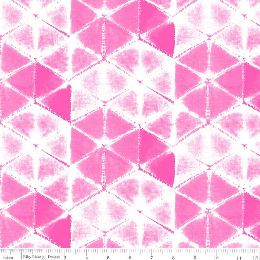 Splendid Shibori Hot Pink Fabric – Hot Chocolate Quilt Company