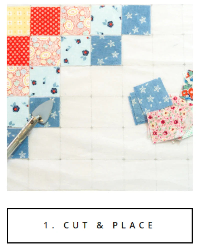 Flamingo Sisters 9-panel Pattern w/ purchase EasyPiecing Grid – Hot ...